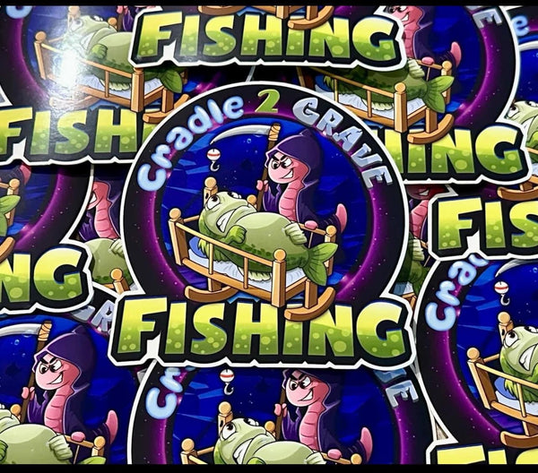 4” C2G Fishing Sticker – Cradle 2 Grave Fishing